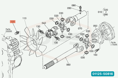 01125-50816 BOLT
