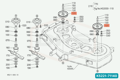 K5221-71140 PULLEY