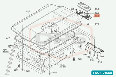 T1275-71560 PLATE (FILTER)
