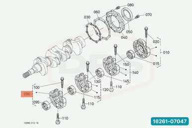 16261-07047 BEARING CASE