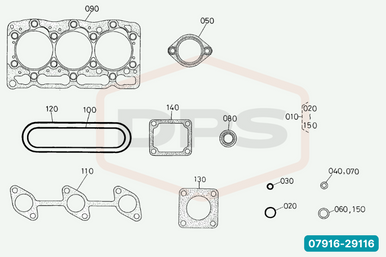 07916-29116 GASKET KIT