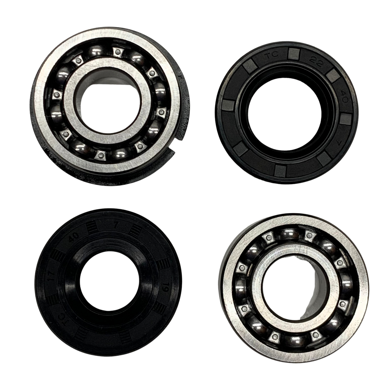 Crankshaft Bearings And Seals For Puch E50 Engine Denny Cycles Llc