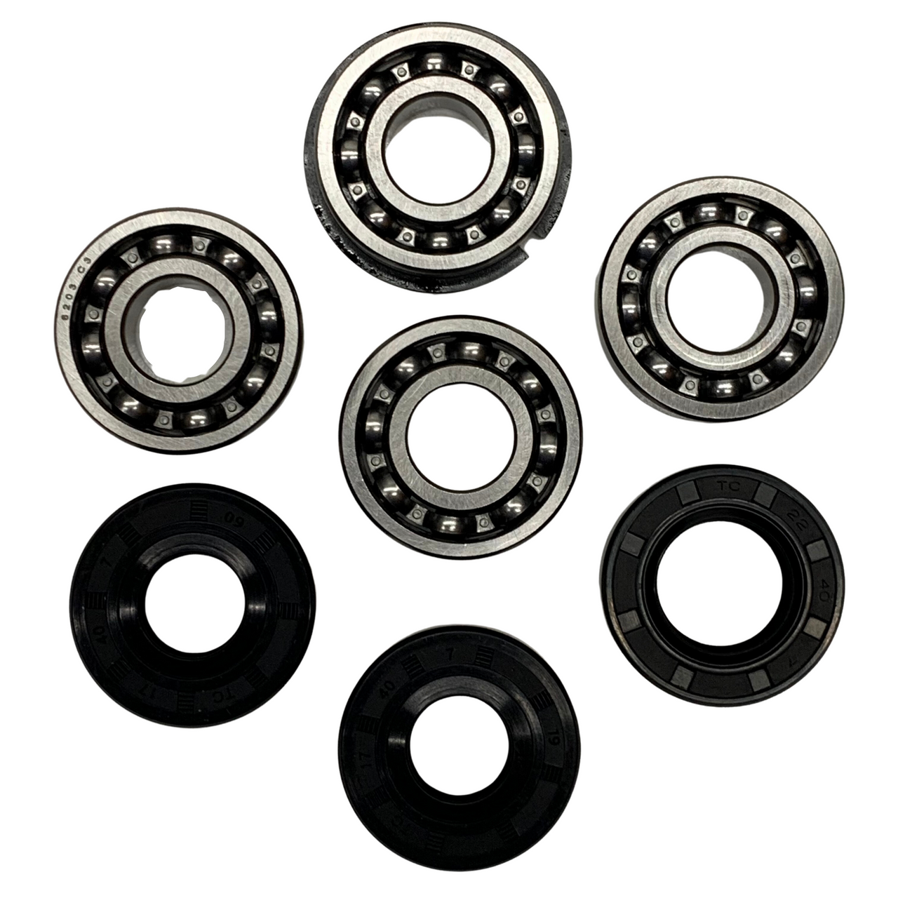 Bottom End Bearings And Seals Kit For Puch E50 Engines Denny Cycles Llc