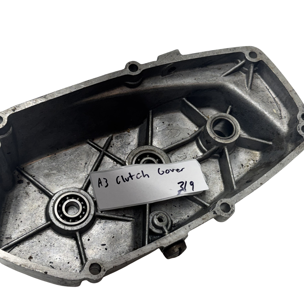 Tomos A3 Silver Clutch Cover - DENNY CYCLES LLC