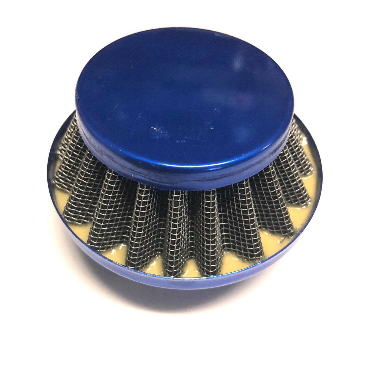 Blue 35mm Cone Air Filter for Dellorto PHVA Carburetors - DENNY CYCLES LLC