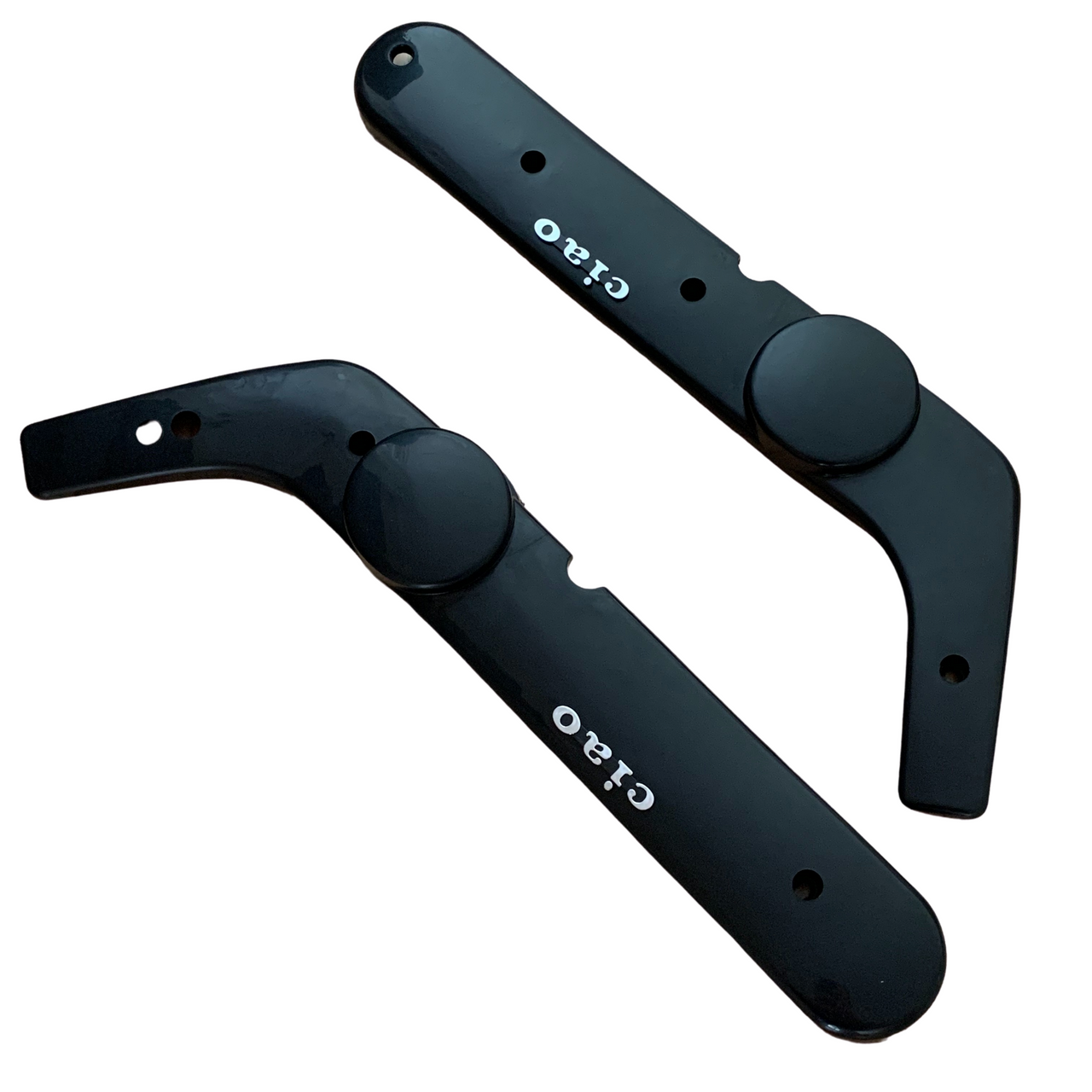 Side Cover Panels for Vespa Ciao Mopeds - Black - DENNY CYCLES LLC