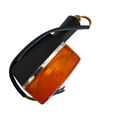 Universal Tomos Style Rectangle Turn Signal - Black - DENNY CYCLES LLC