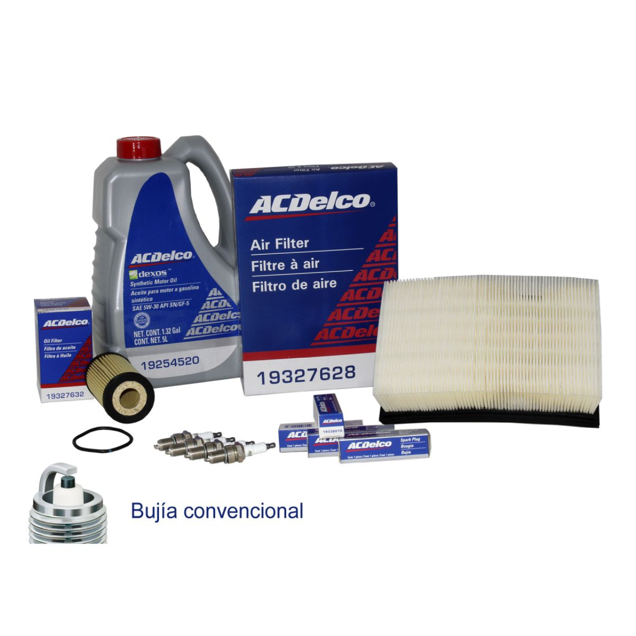 Kit de afinación - 5w30 - Sintético - ACDelco - 19381664 - LATAM Parts