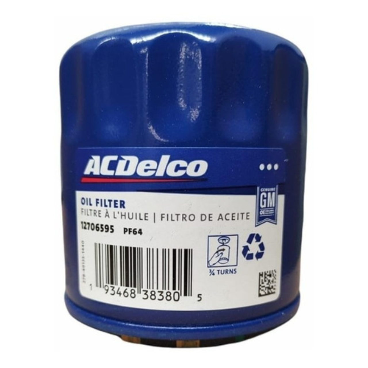 Filtro de aceite - ACDelco - 12706595 - LATAM Parts