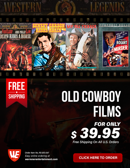 Old Cowboy Films Box Set ( 4 DVDs ) - Warrener Entertainment