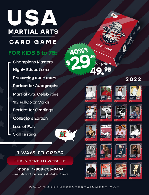 USA Martial Arts Card Set - Warrener Entertainment