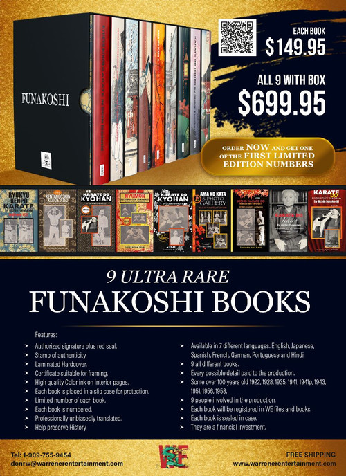 Funakoshi Limited Edition 9 Book Box Set - Warrener Entertainment