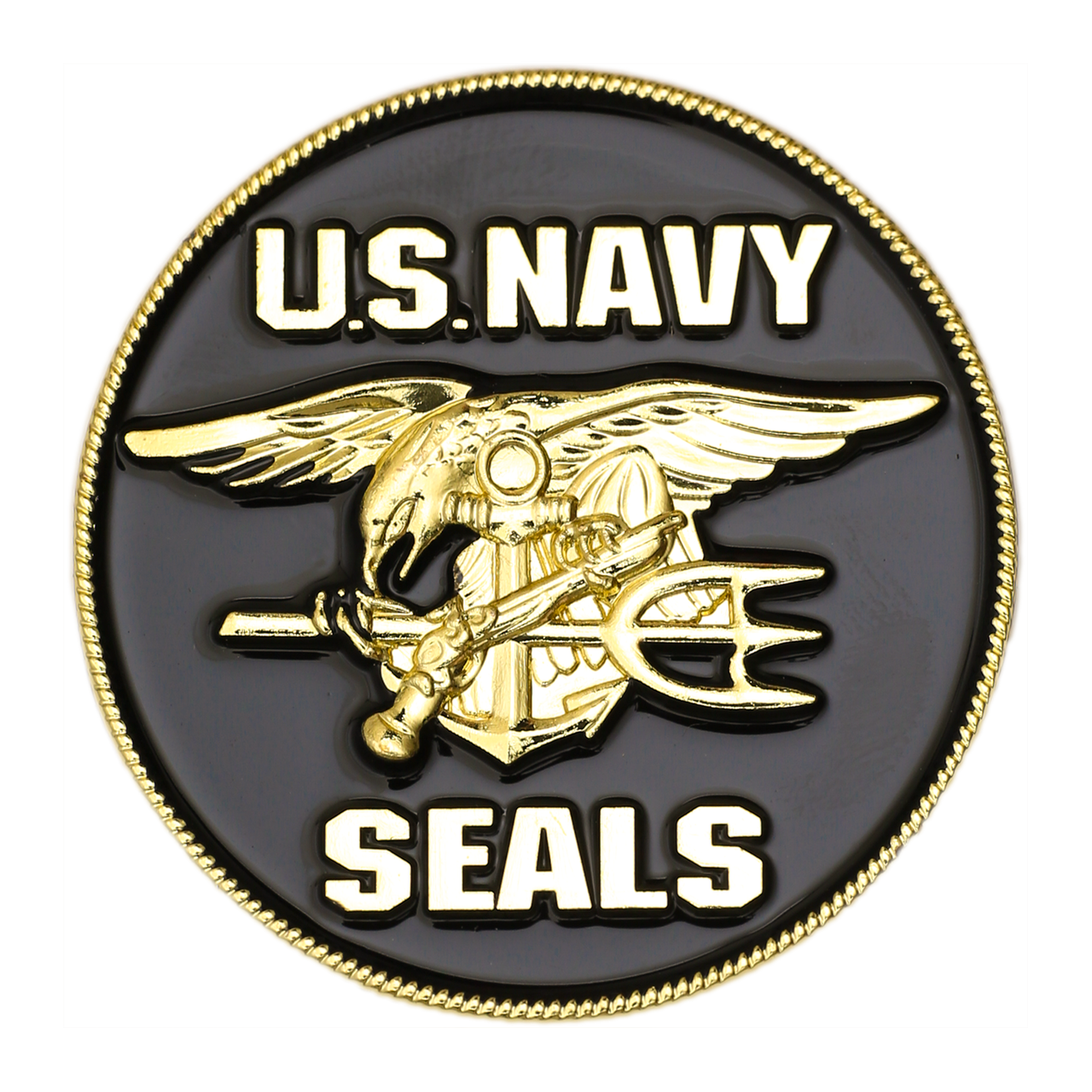 U.S. Navy SEALs Challenge Coin Black - Navy SEAL Museum SHIP Store U.S. Navy SEALs Challenge Coin Black - Navy SEAL Museum SHIP Store