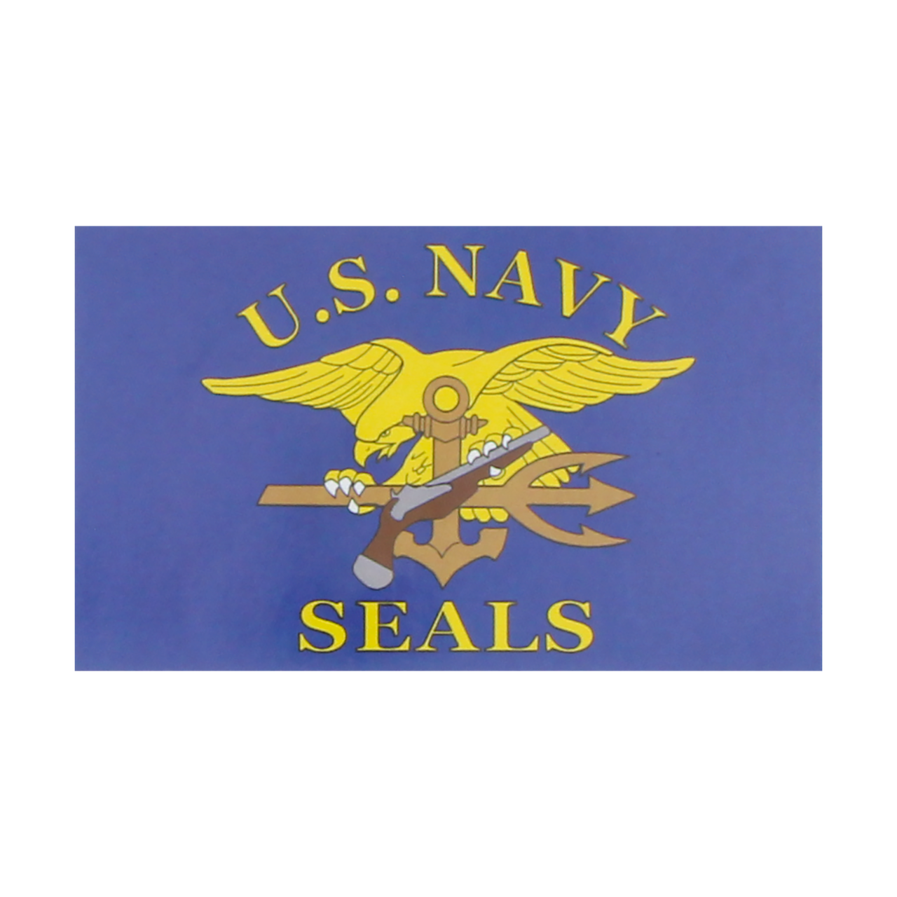 Blue Trident Flag - Navy SEAL Museum SHIP Store