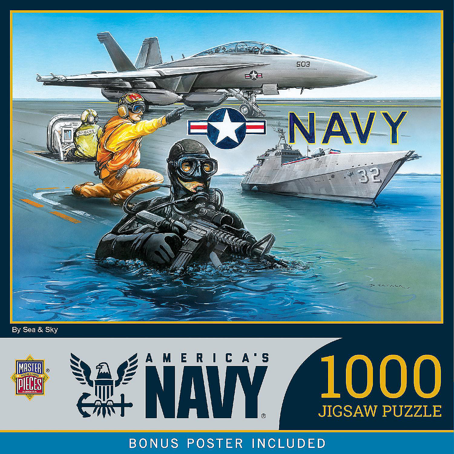 America's Navy Puzzle - Navy SEAL Museum SHIP Store