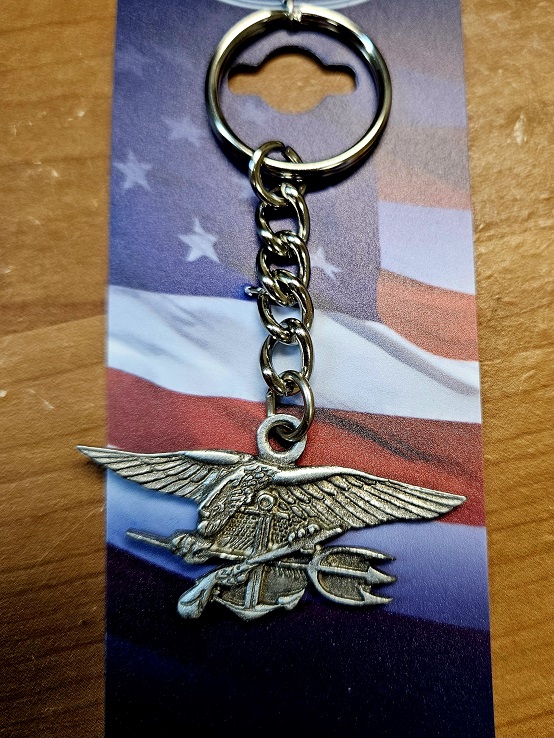 Sparta Trident Keychain - Navy SEAL Museum SHIP Store