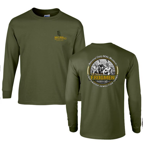 Frogmen Raft Long Sleeve - Navy SEAL Museum SHIP Store