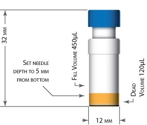 FV-2020 - Filter Vial, 0.2 um PTFE, pre-slit cap, 100/p - Chrom Tech, Inc.