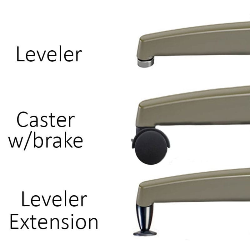 Durable Cast Y Metal Stretcher Table Base (Set of 2)