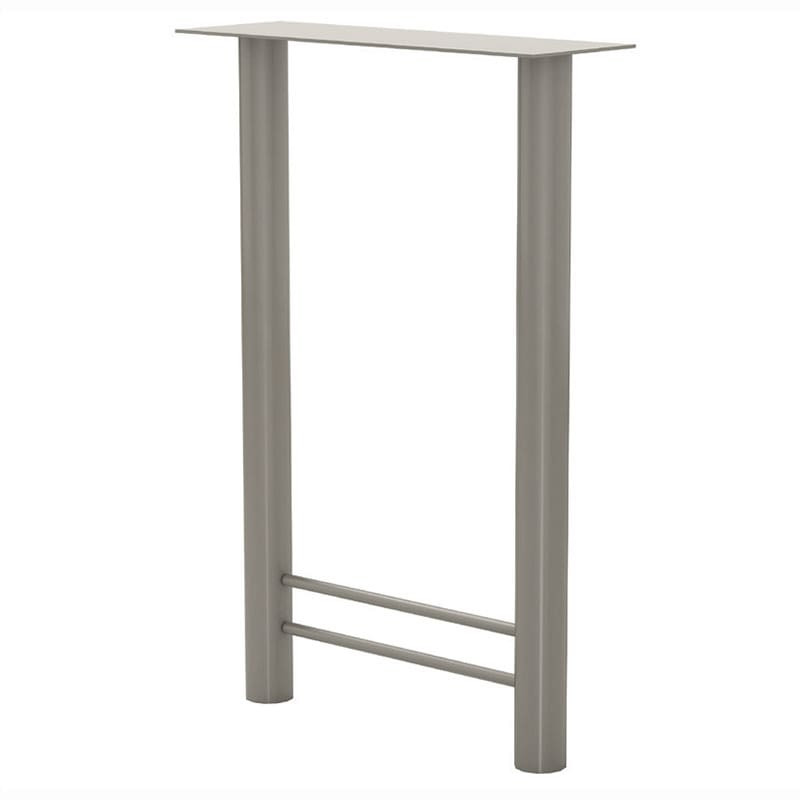 H-Base Metal Table Support - 4" Diameter Legs