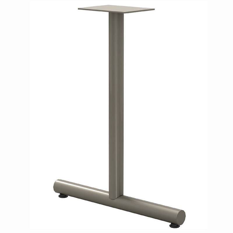 Tubular T-Base Metal Table Support (set of 2)