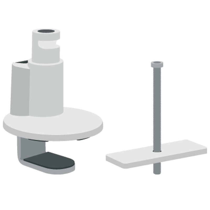 Hafele CLU II Adjustable Single Monitor Arm Desk Mount 818.45.300
