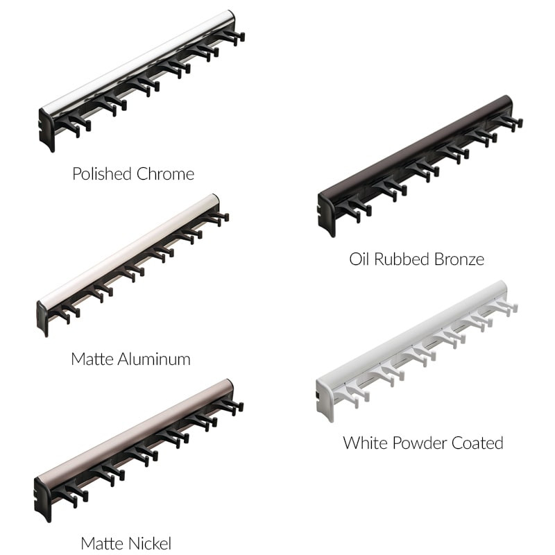 Hafele Synergy Belt Rack with 3/4 extension slide 807.54.231
