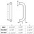 Hewi Nylon Straight Door Pull Handle - 550LT