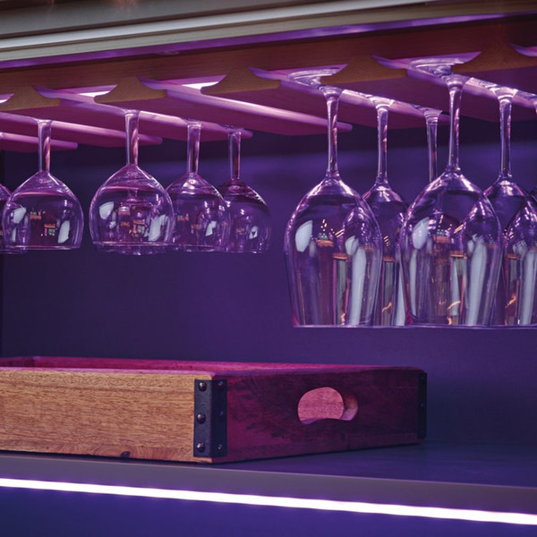 Hafele Wood Stemware Rack | Hanging Wine Glass Storage