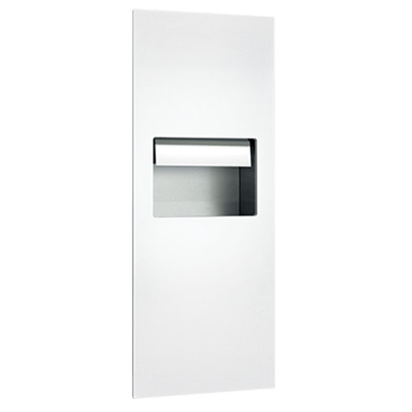 ASI Recessed Phenolic Towel Dispenser and Waste Receptacle 64623-00 ...