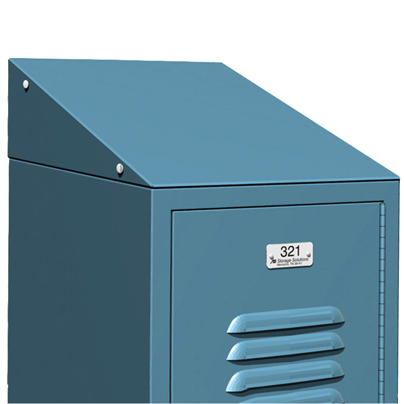 ASI Metal Lockers - Individual Slope Tops - Harbor City Supply