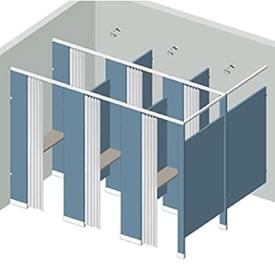 Bathroom Dividers and Toilet Partitions | FREE Direct Shipping