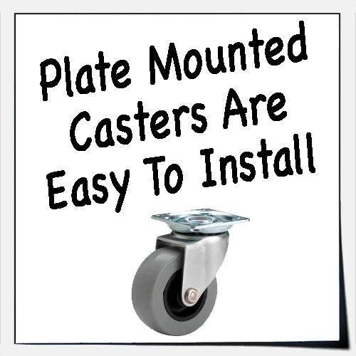 Plate Mounted Casters and Where to Install Them - Harbor City Supply