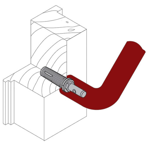 Hewi Door Pull Handle Mounting Hardware for Solid Doors