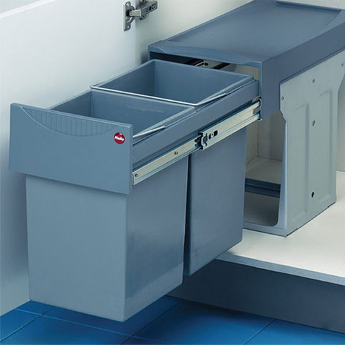 Richelieu Heavy Duty Double Slide Out Plastic Waste Bin 3666100