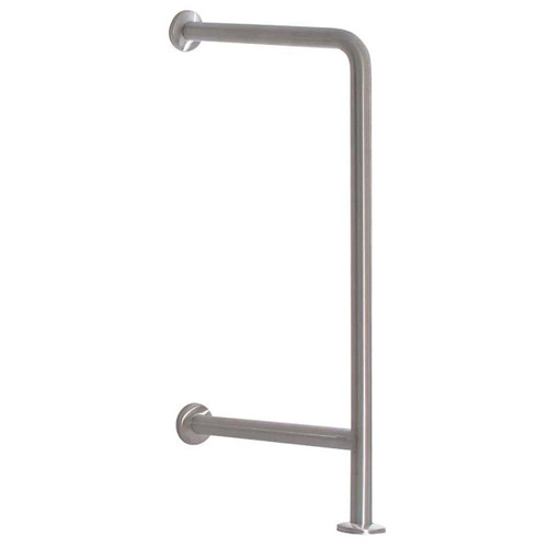 Stainless Steel Water Fountain Grab Bar 18" x 33" - Bradley