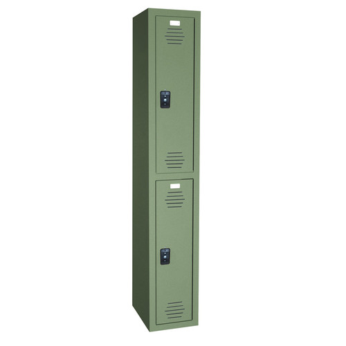 ASI Double Tier Solid Plastic Lockers ADA Compliant - Traditional Plus ...