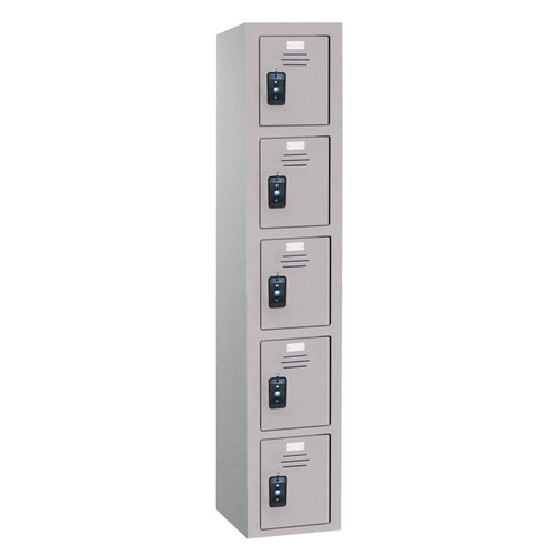 ASI Five Tier Solid Plastic Lockers - Traditional Plus Collection