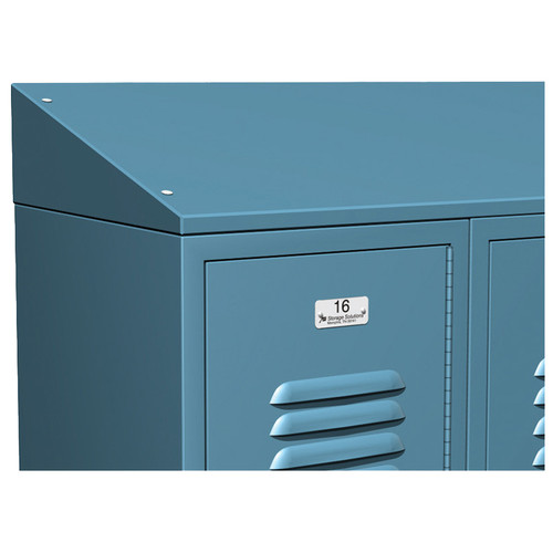 ASI Metal Lockers - Continuous Slope Tops - Harbor City Supply