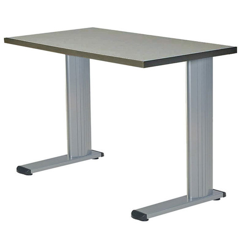 Oval C Metal Table Base with Wire Management Raceway (set of 2)