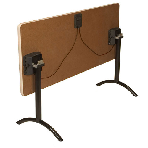 Arch T Metal Table Base with Flip Top Bracket (set of 2)
