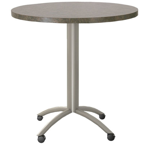 Arch X Metal Pedestal Table Base with Casters