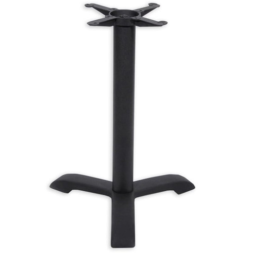 Arc Series 3-Leg Prong Cast Iron Pedestal Table Base - Table Height