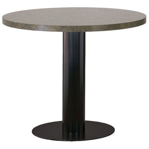Metal Disc Pedestal Table Base | Low Profile Platform