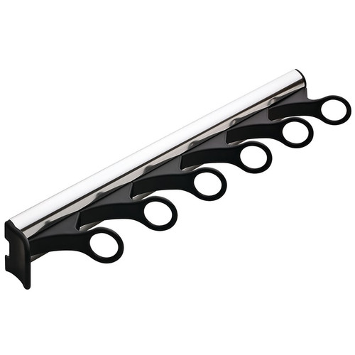 Hafele Synergy Tie Rack with 3/4 Extension Slide 807.54.233