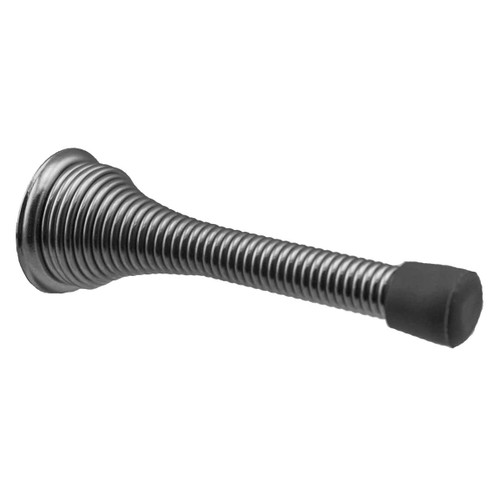 PDQ Door Stop - Steel Spring Base with Rubber Bumper Tip