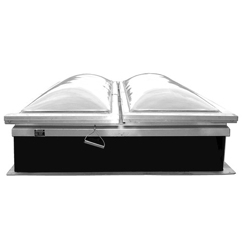 Milcor Galvanized Steel Smoke Vent with Translucent Domed Skylight