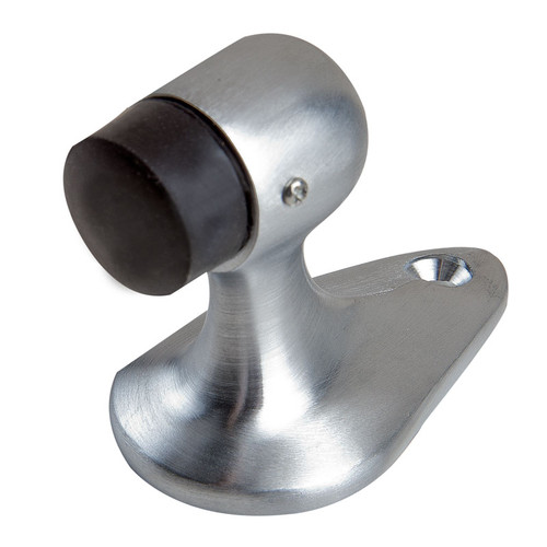 PDQ Offset Door Stop - Aluminum Post with Rubber Bumper (each)