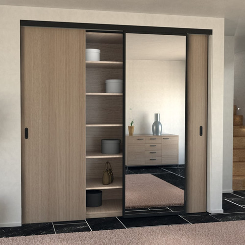 Hafele Slido D-Line11 50C Sliding Wood Door Hardware | Soft Close