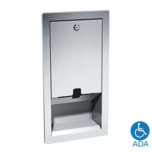 ASI Recessed Baby Changing Station Bed Liner Dispenser 9016